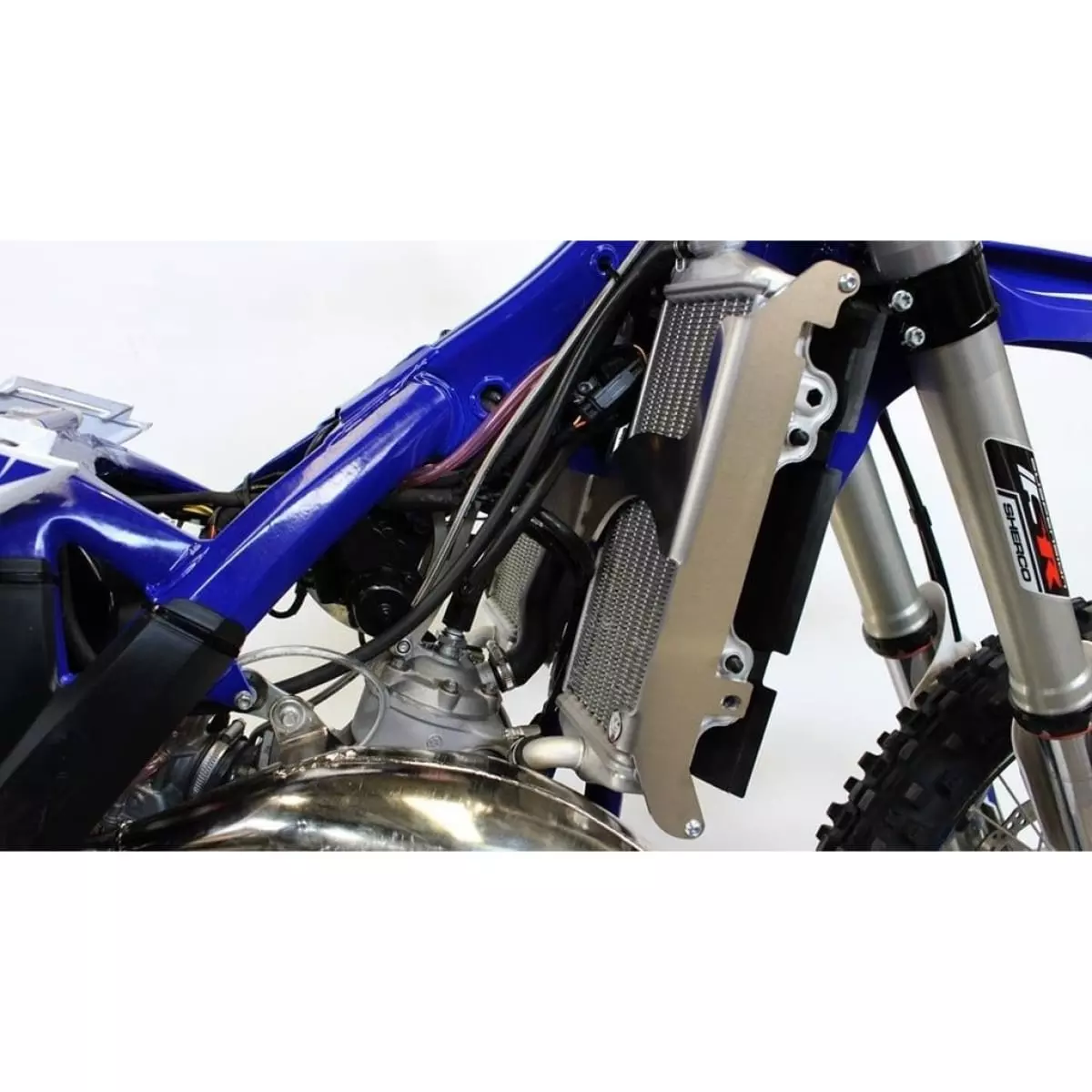 Protection De Radiateur AXP Aluminium Noir Sherco SE-R125 - Carénage et ...