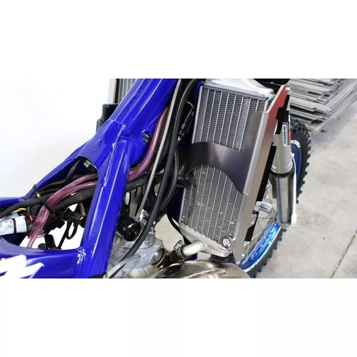 Protection De Radiateur AXP Aluminium Noir Sherco SE-R125 - Carénage et ...