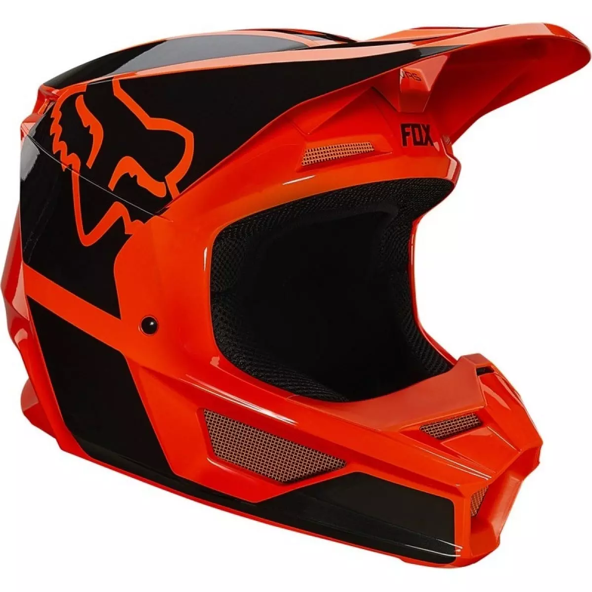 Casque Fox Kid V1 Mips Revn Orange Fluo Orange fluo - Casque Cross
